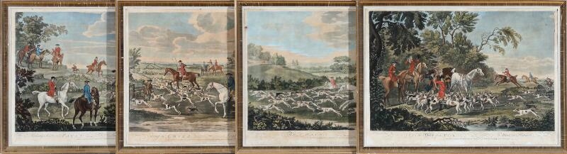 Thomas Burford | Four hunting scenes | MutualArt