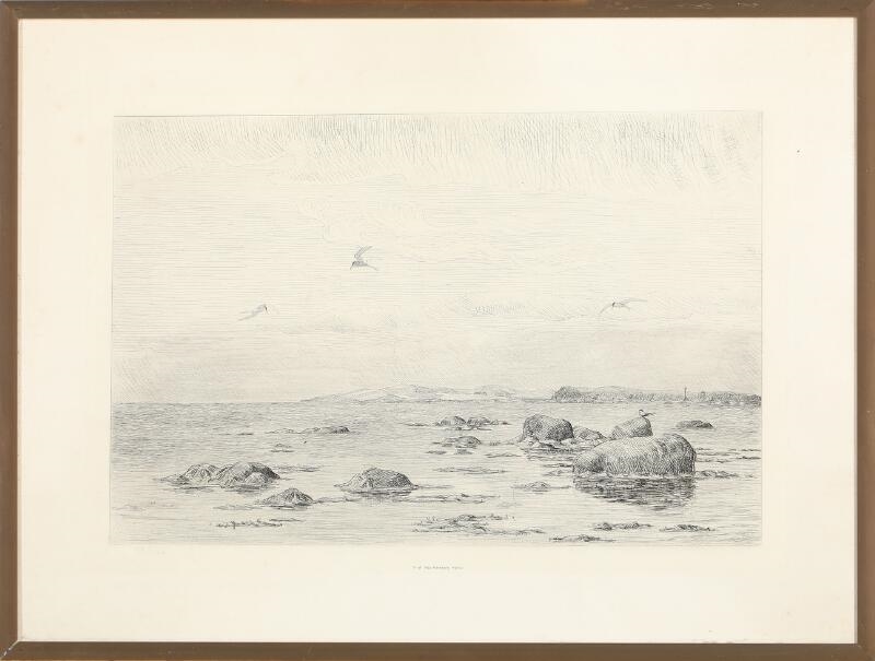 Johannes Larsen | Woodpecker and three landscapes with birds | MutualArt