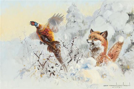 fox and pheasant