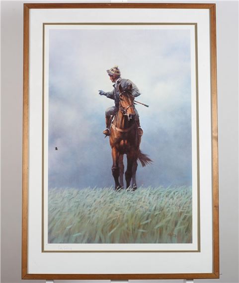 Peter Curling | Horse and Jockey Up | MutualArt