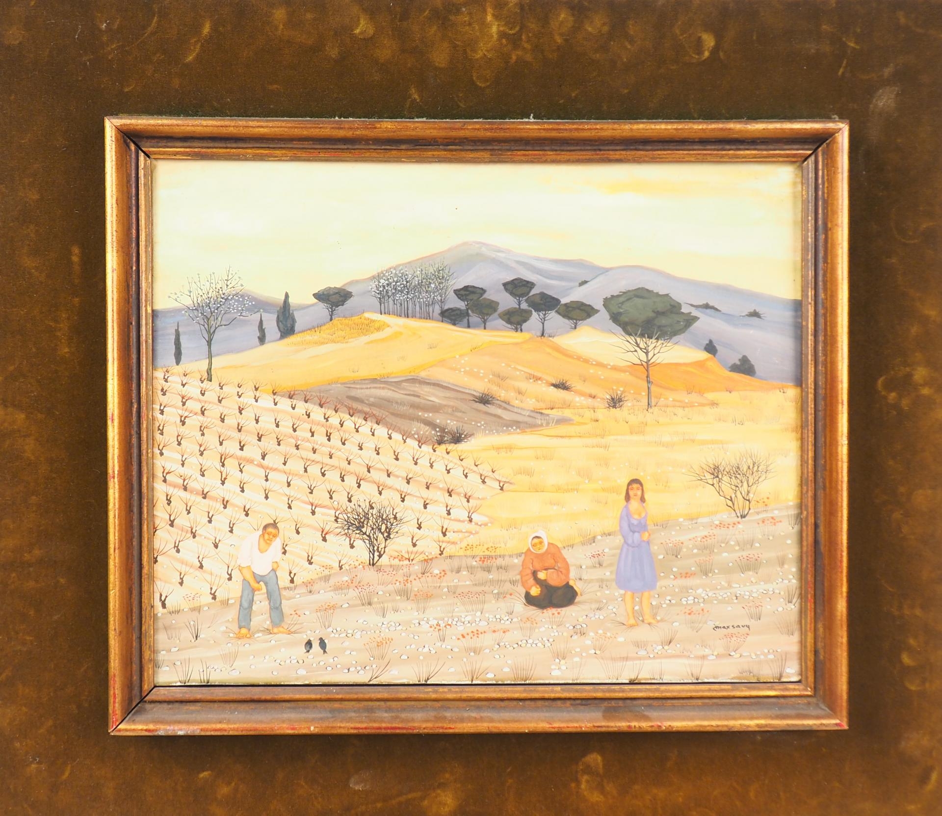 Max Savy | Paysage animé des Corbières | MutualArt