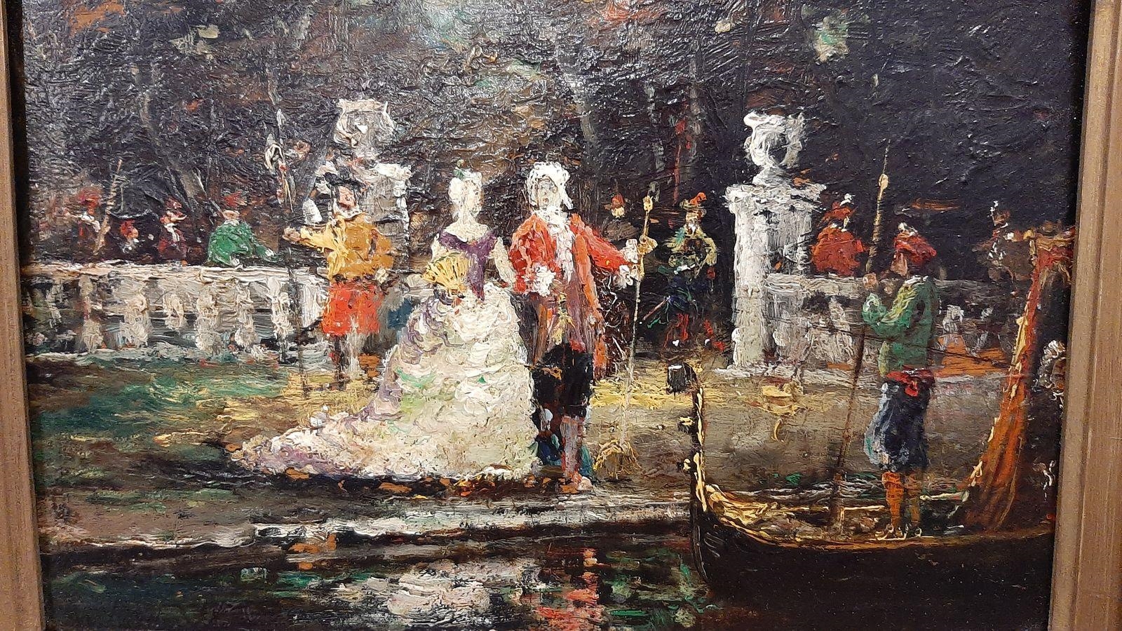 Adolphe Joseph Thomas Monticelli | L’embarquement | MutualArt
