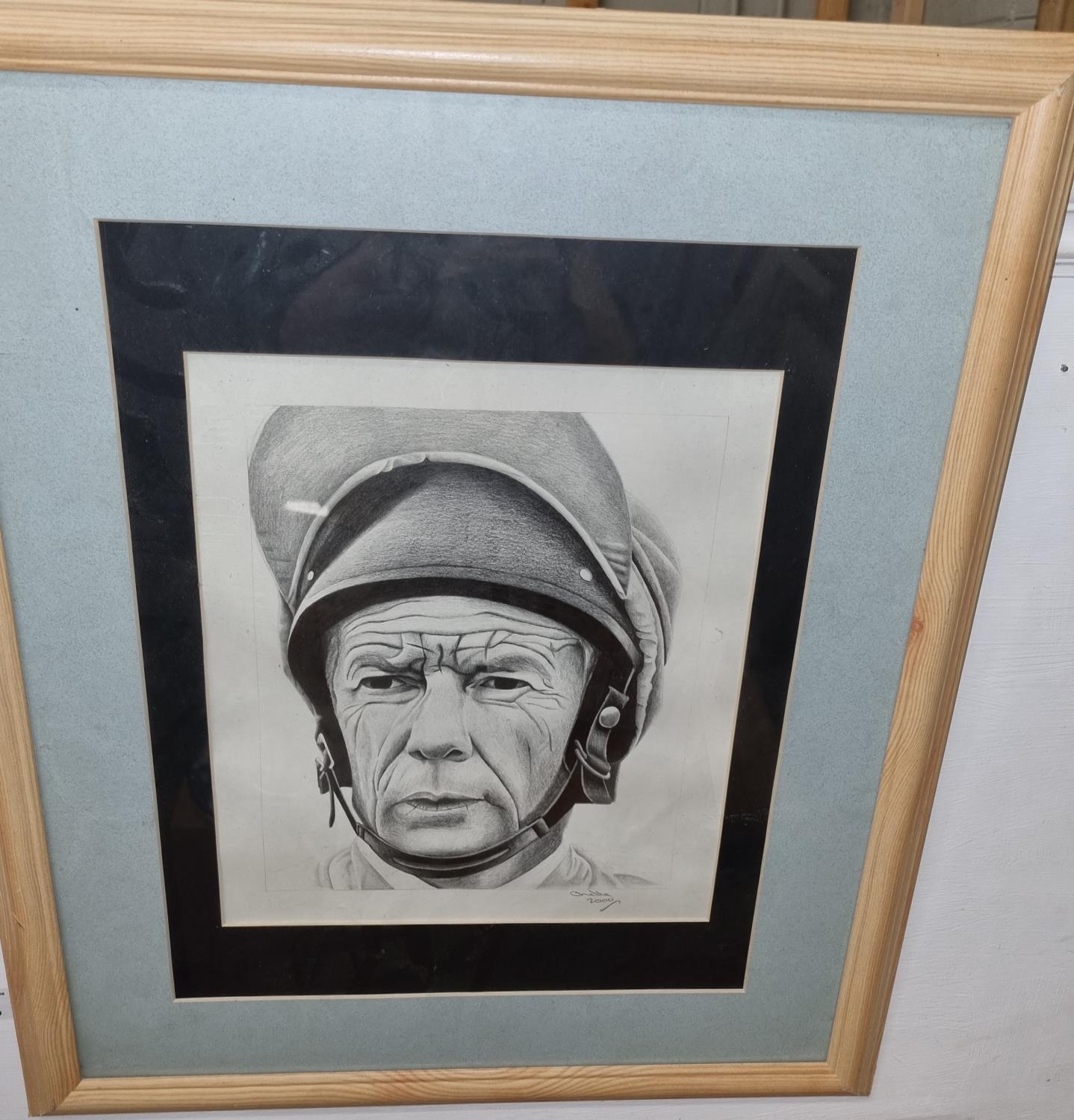 Lester Piggott | A th Century black and white Print of Lester Piggott ...