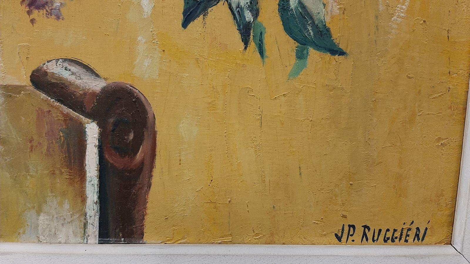 Jean-Pierre Ruggieri | Nature morte au vase fleuri | MutualArt