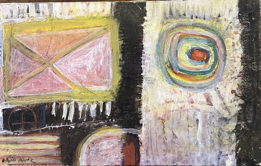 David Azuz | Composition Oil on canvas (1964) | MutualArt