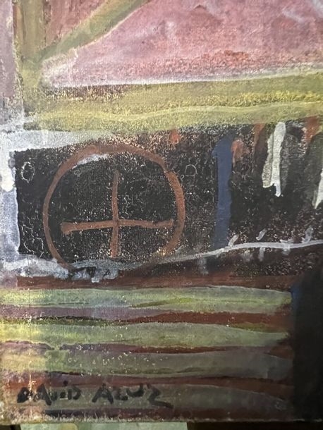 David Azuz | Composition Oil on canvas (1964) | MutualArt