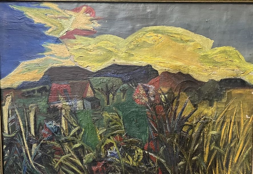 Gabriel Zendel | Village Oil on canvas | MutualArt