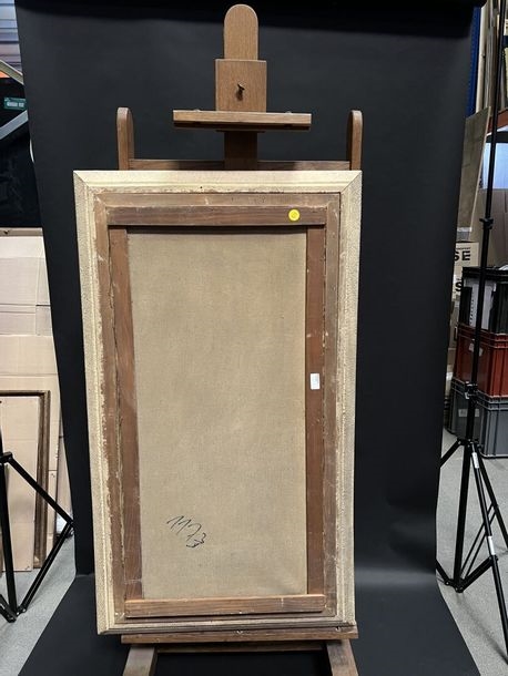 Héléna Frenkiel | Lot of two paintings : Park by the Mediterranean Sea ...
