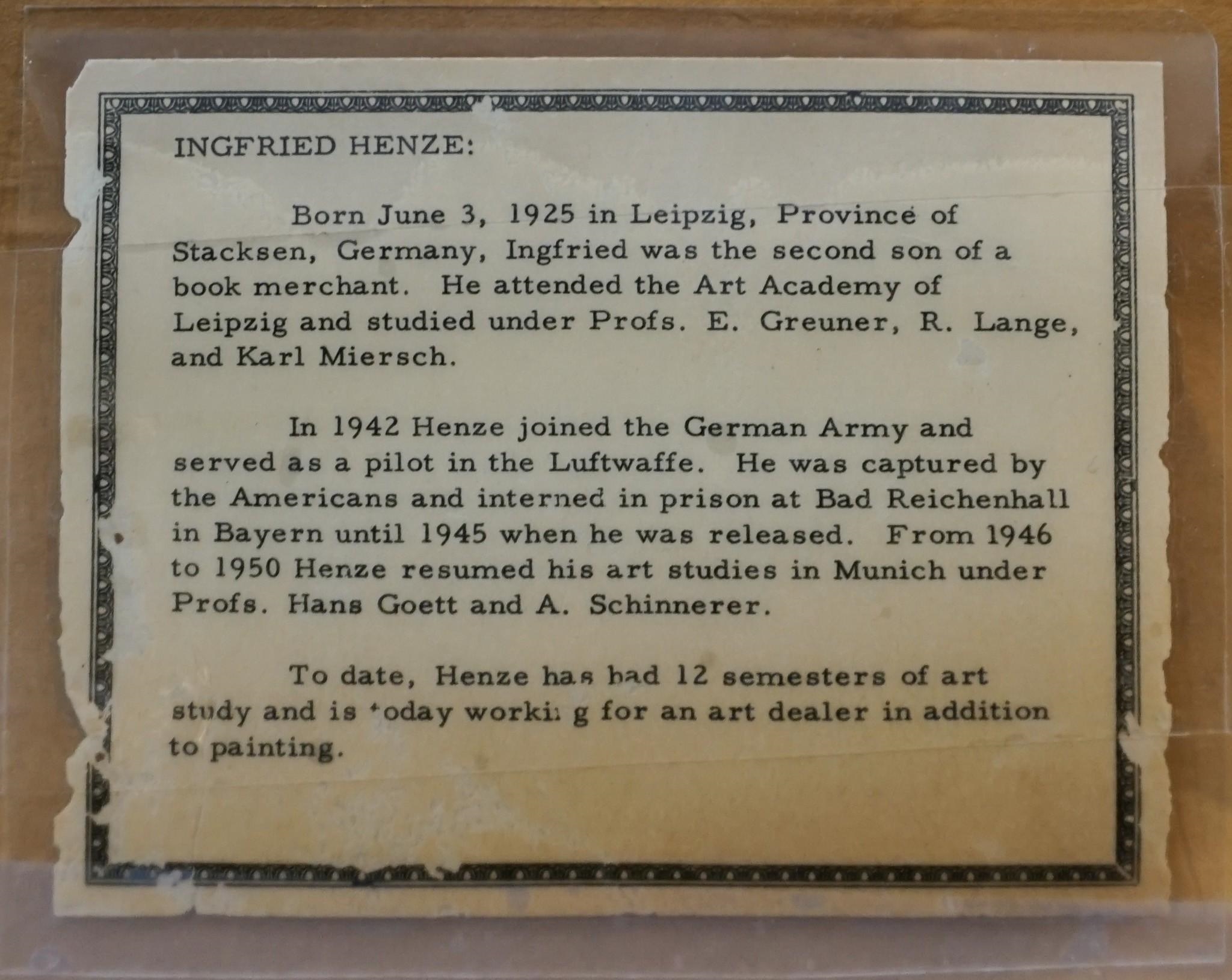 Ingfried Paul Henze-Morro | Wooded River Landscape | MutualArt