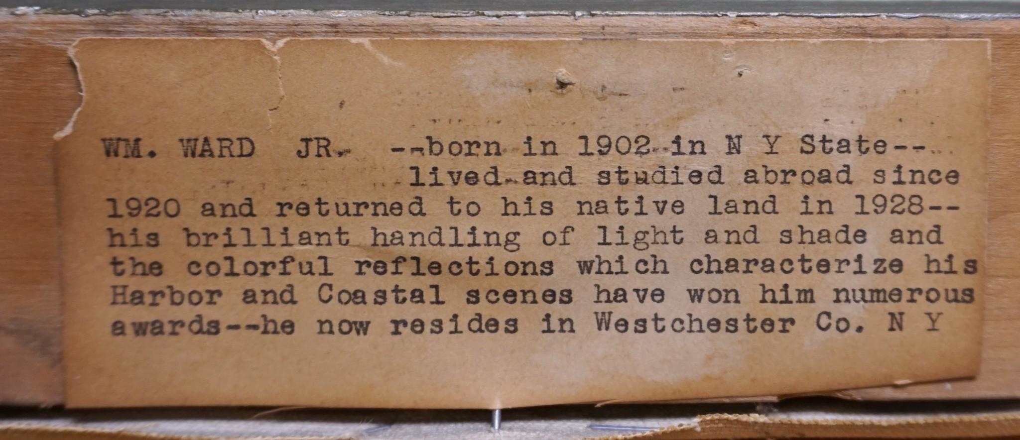 William Winthrop Ward | Harbor Scene | MutualArt