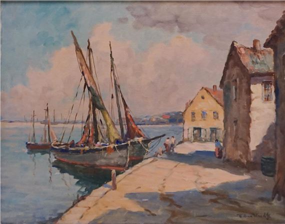 William Winthrop Ward | Harbor Scene | MutualArt