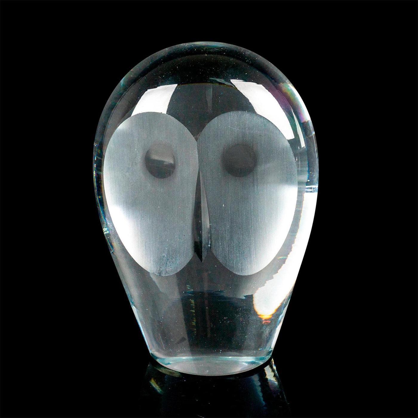 Geoffrey Baxter | Vintage Whitefriars Glass Owl Paperweight (1969 ...