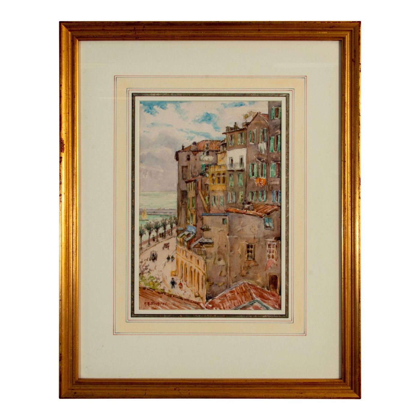 Alan Simpson | Alan Simpson (British, 1941-2007) Watercolor Painting ...