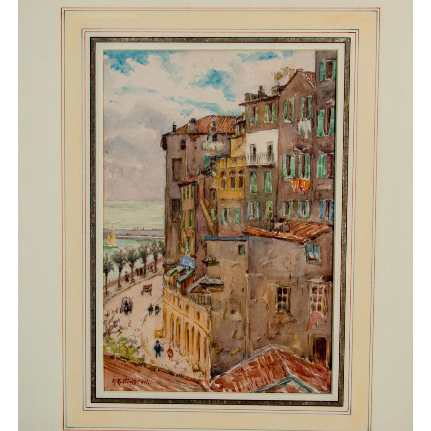 Alan Simpson | Alan Simpson (British, 1941-2007) Watercolor Painting ...