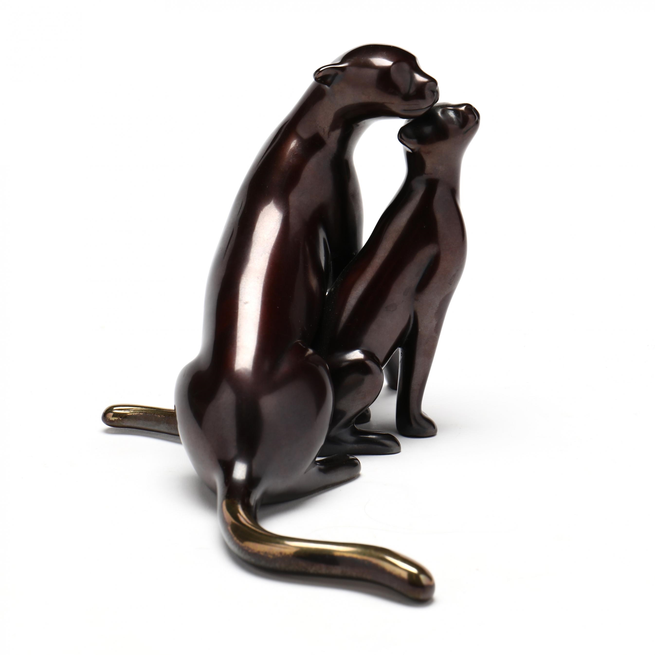 Loet Vanderveen | Cheetah and Cub (1985) | MutualArt