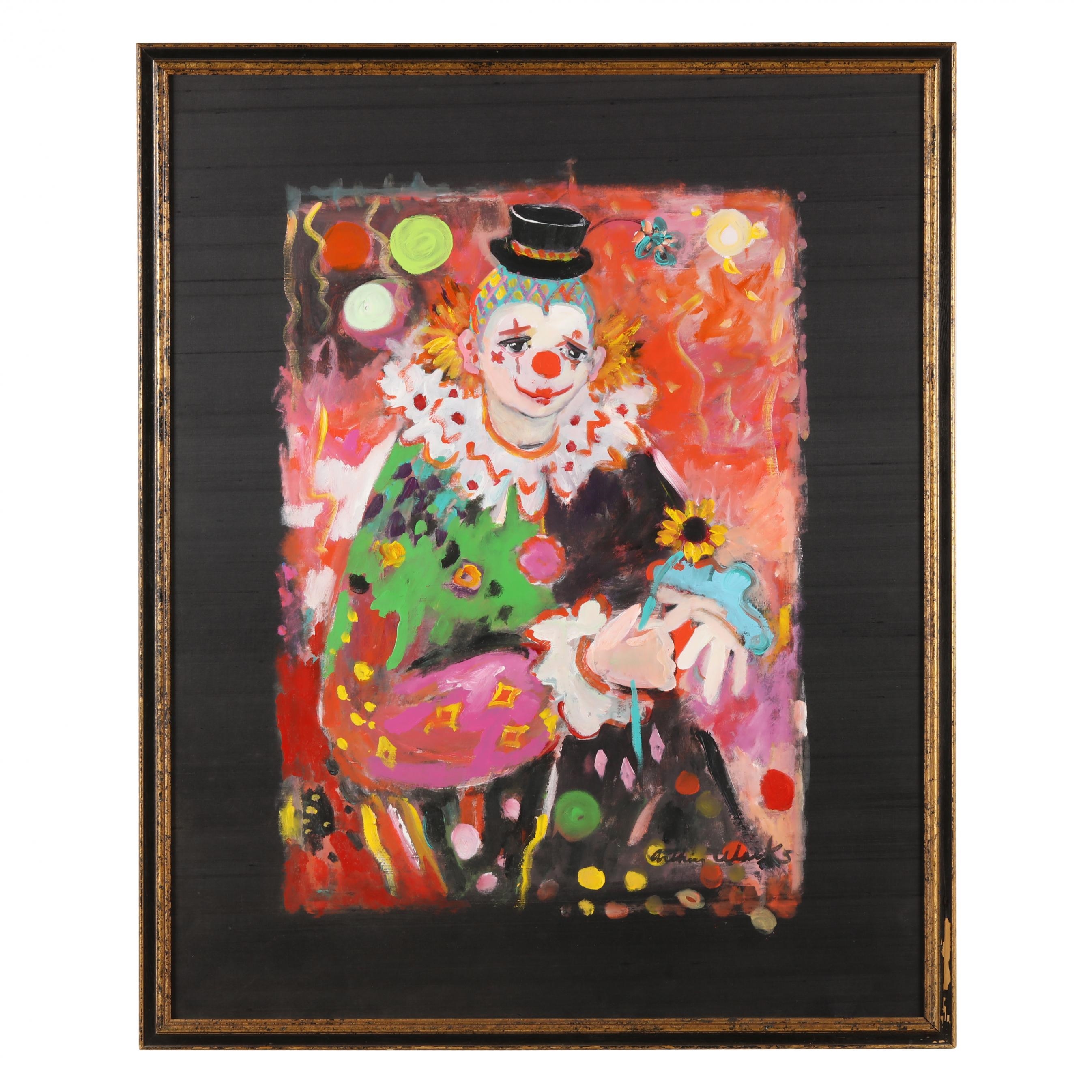 Arthur Weeks | Circus Clown (1970) | MutualArt