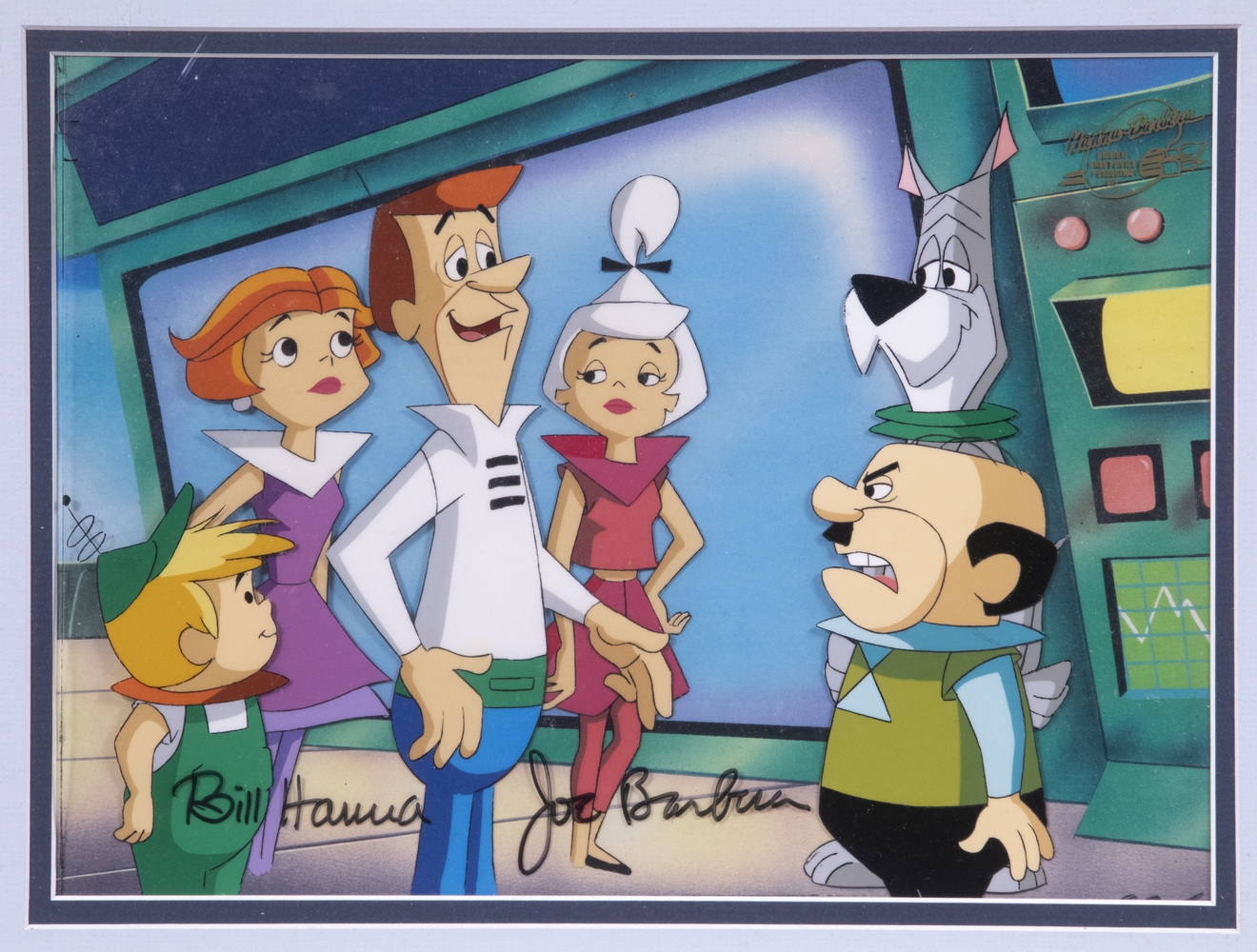 Hanna Barbera | The Jetsons family and George's boss (1990) | MutualArt