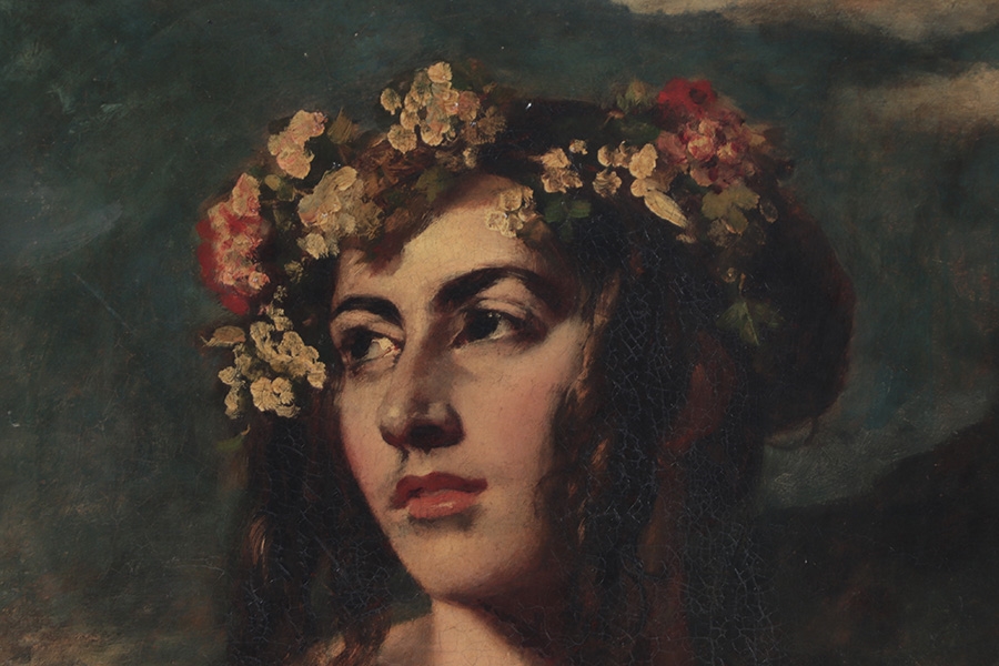 William Etty | Portrait of a young maiden | MutualArt