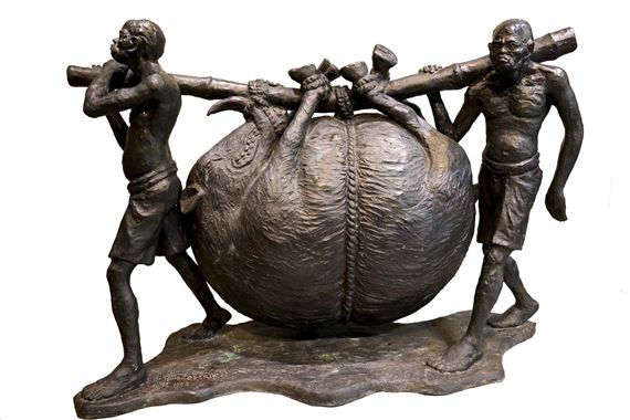 Djoko Pekik | Indonesia Berburu Celeng (1998) | MutualArt