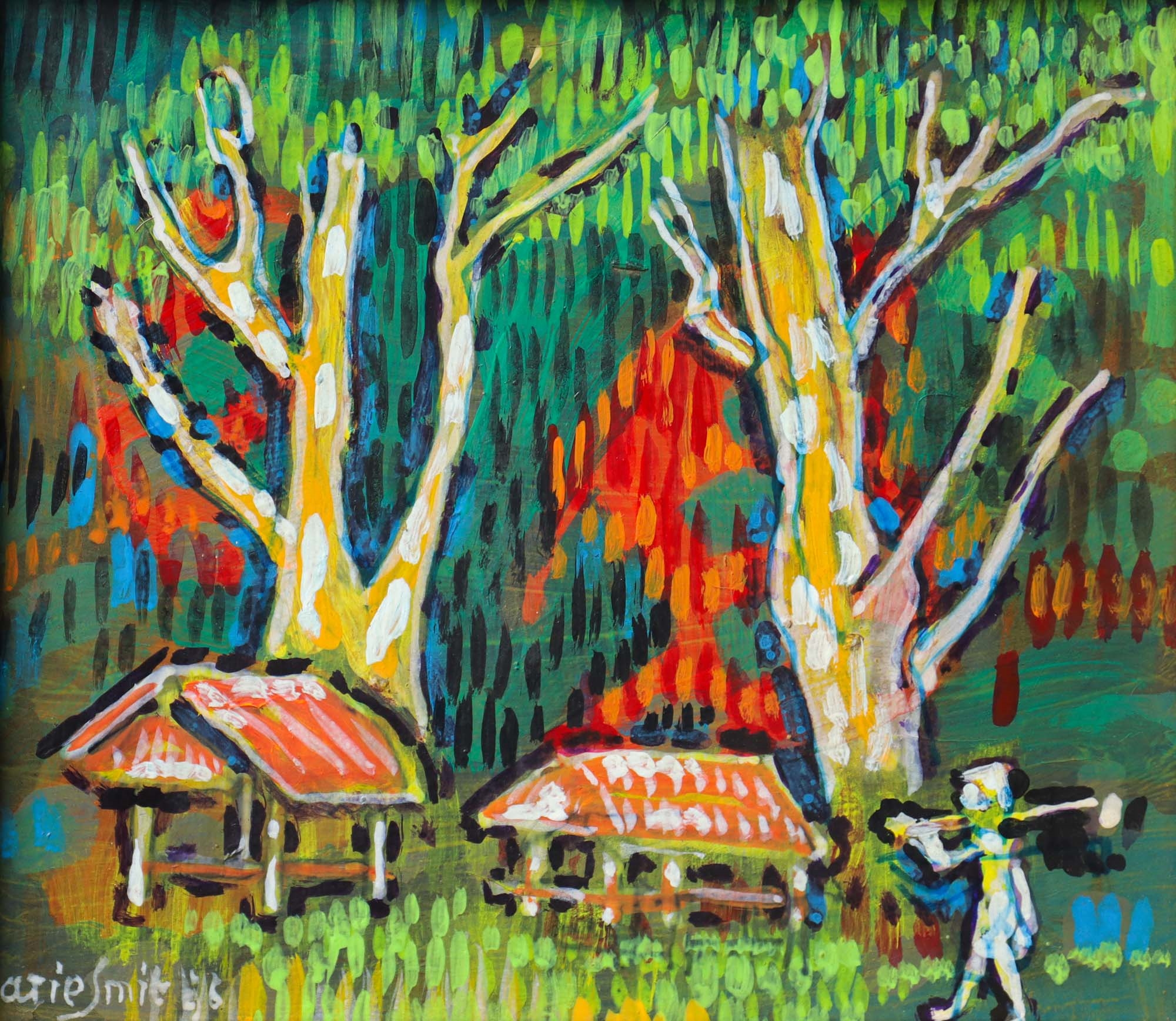 Arie Smit | Sheds, 1996 (1996) | MutualArt