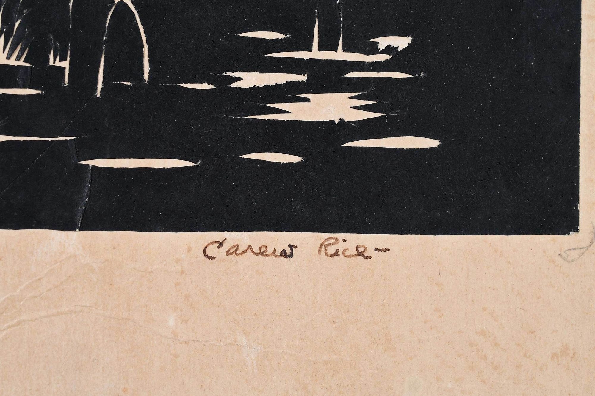 Carew Rice | cut paper silhouette (1962) | MutualArt