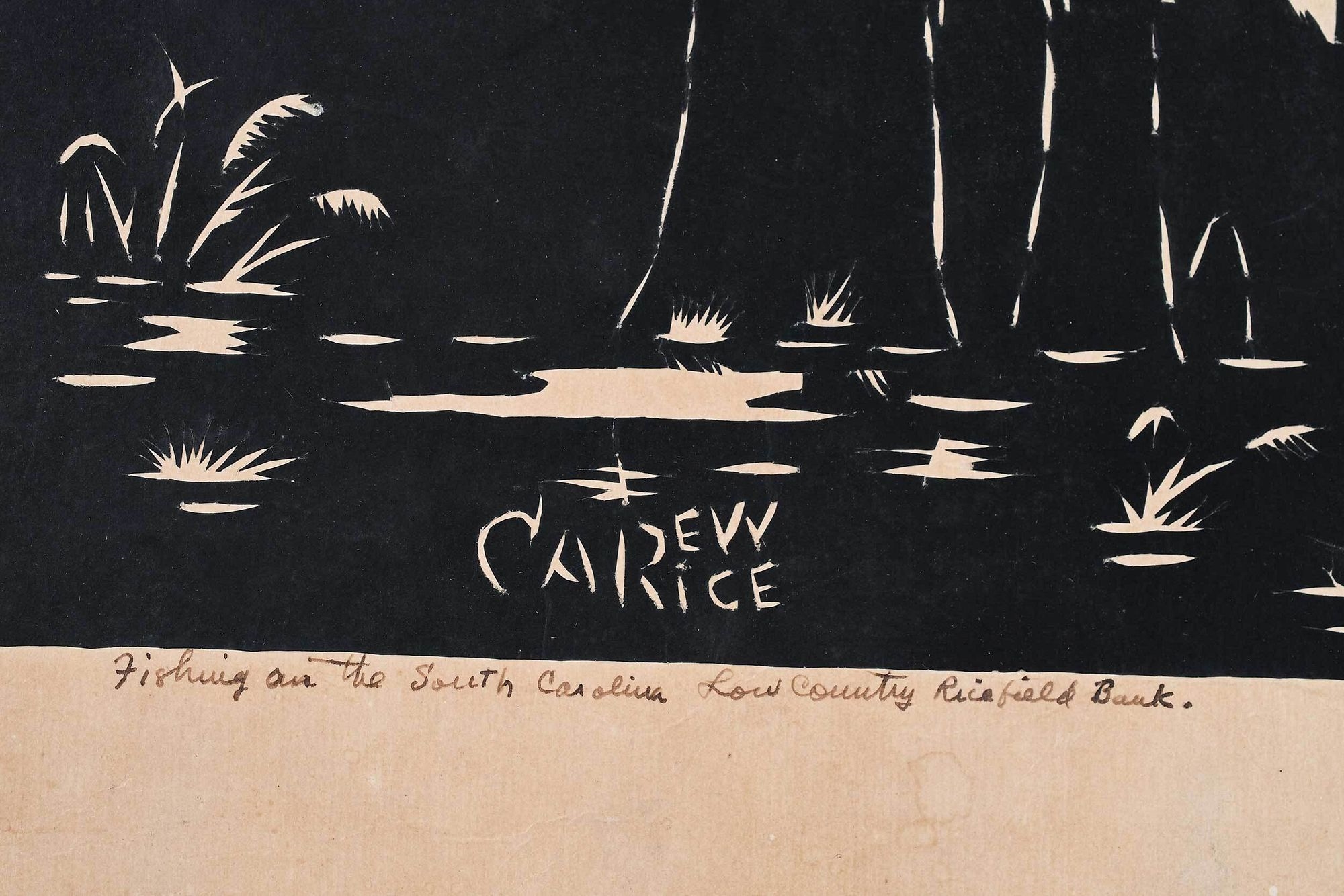 Carew Rice | cut paper silhouette (1962) | MutualArt