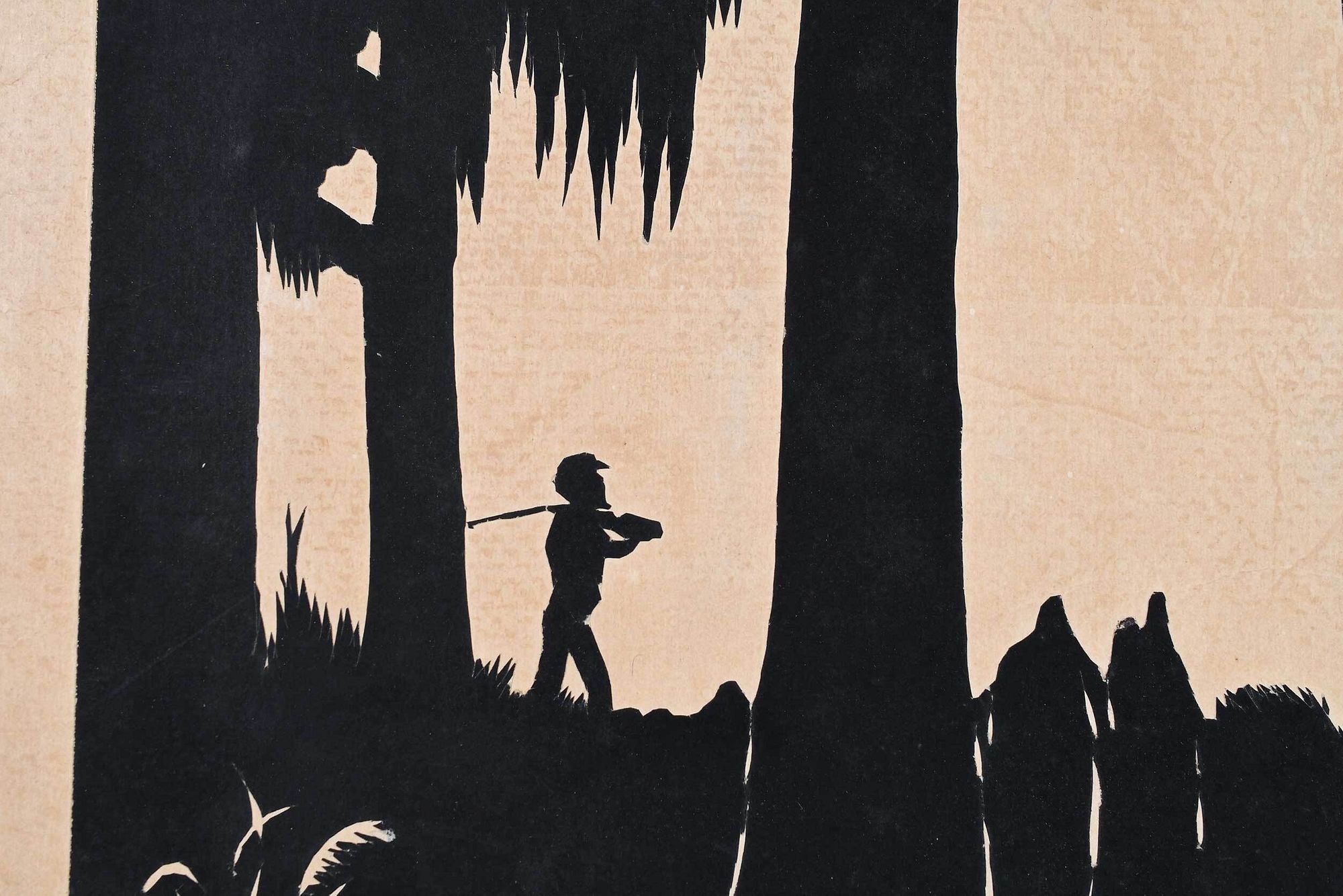 Carew Rice | cut paper silhouette (1962) | MutualArt