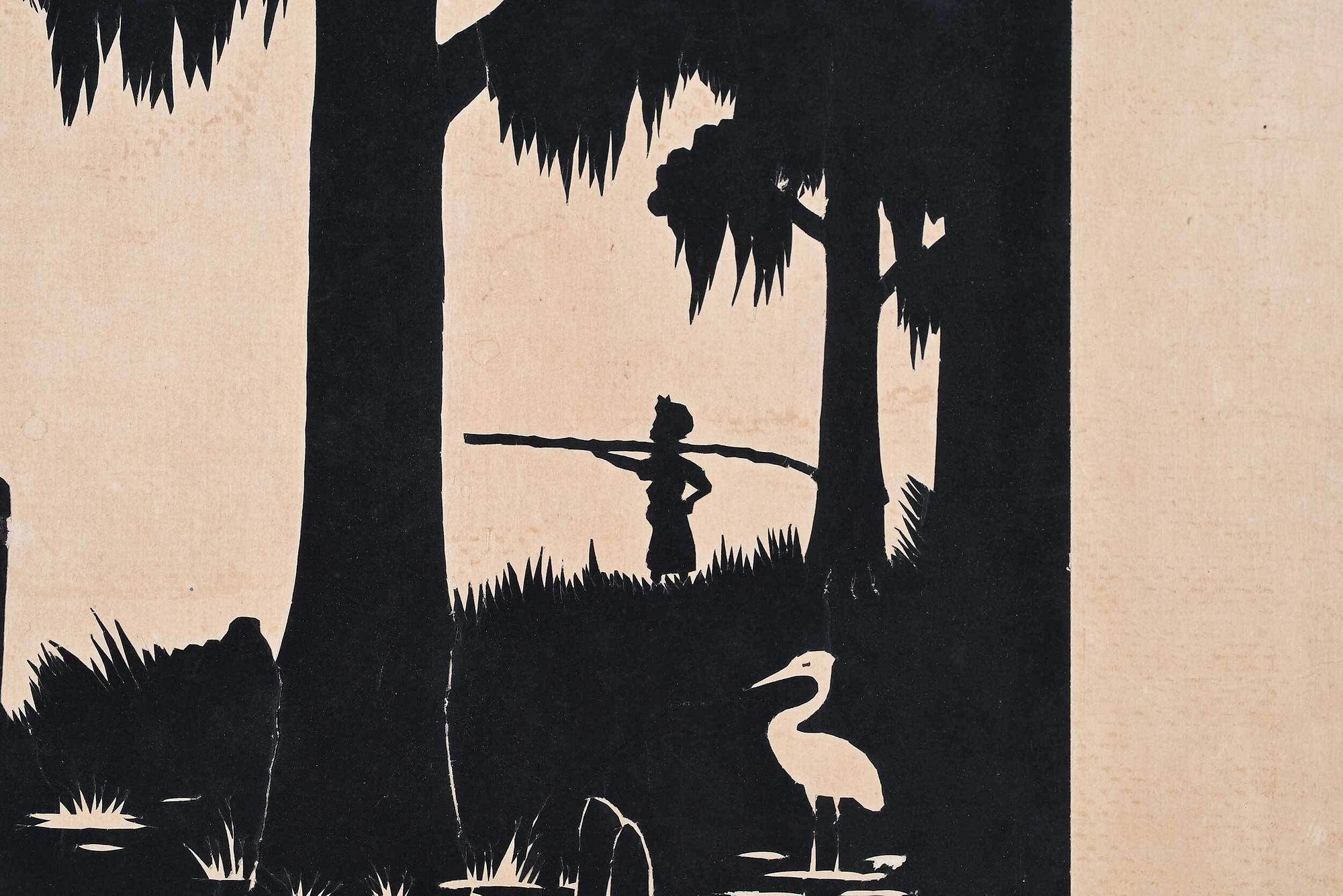 Carew Rice | cut paper silhouette (1962) | MutualArt