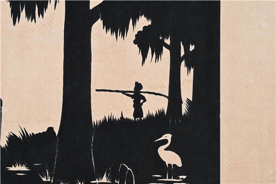 Carew Rice | cut paper silhouette (1962) | MutualArt