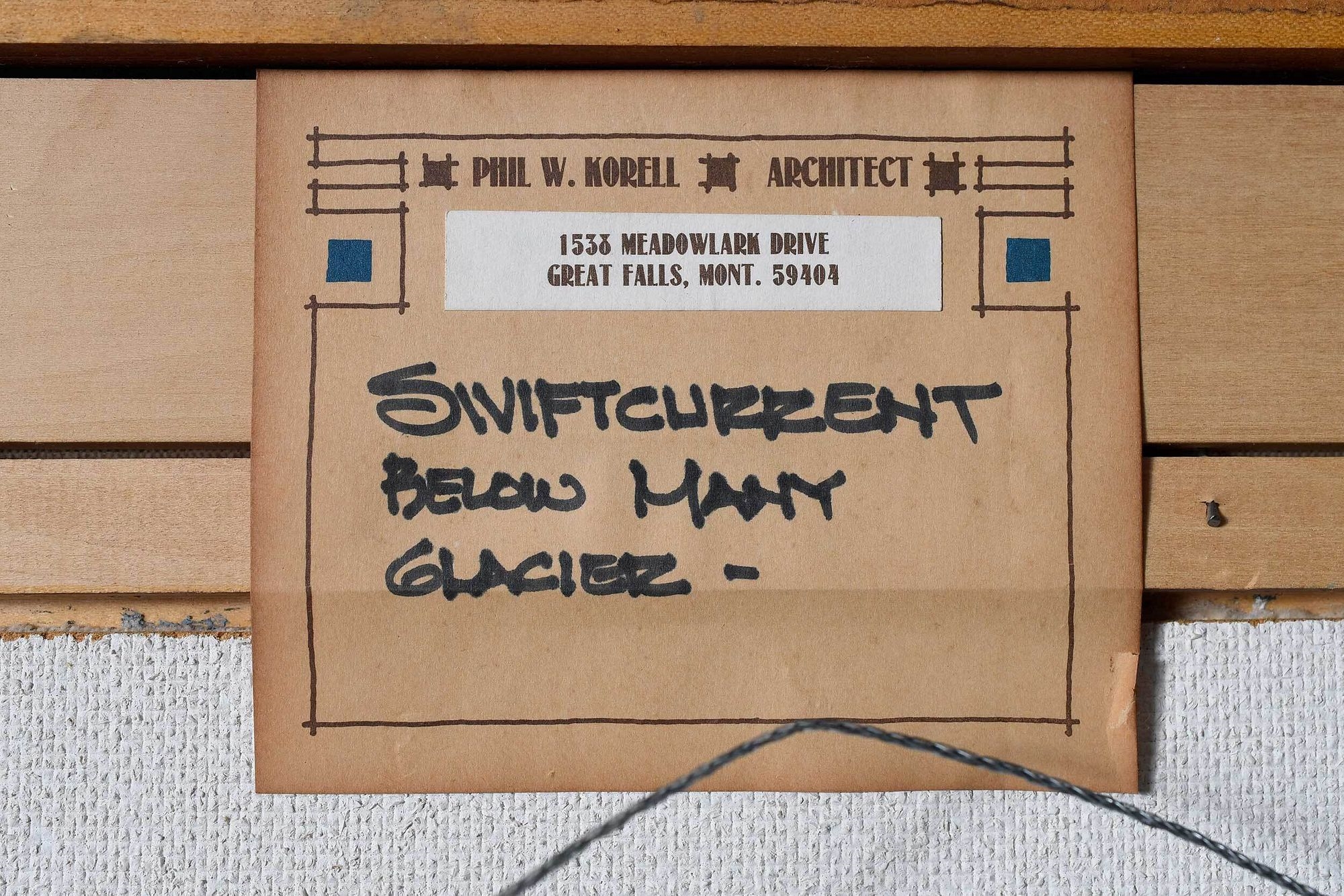 Phil Korell | artist label verso (20th Century) | MutualArt