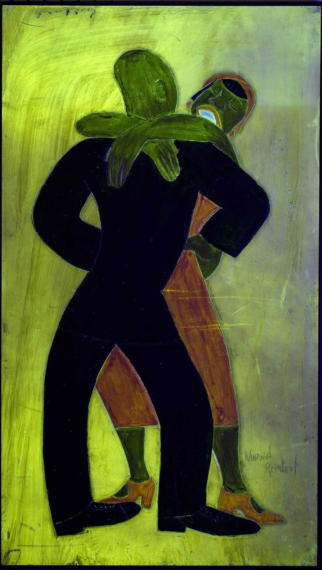 Winfred Rembert | dye on carved and tooled leather | MutualArt