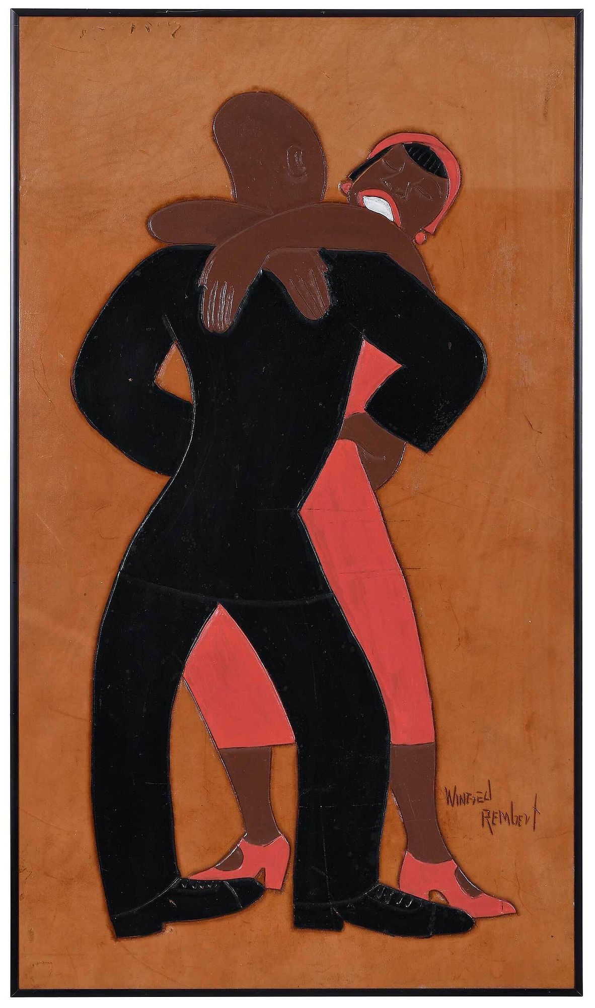 Winfred Rembert | dye on carved and tooled leather | MutualArt