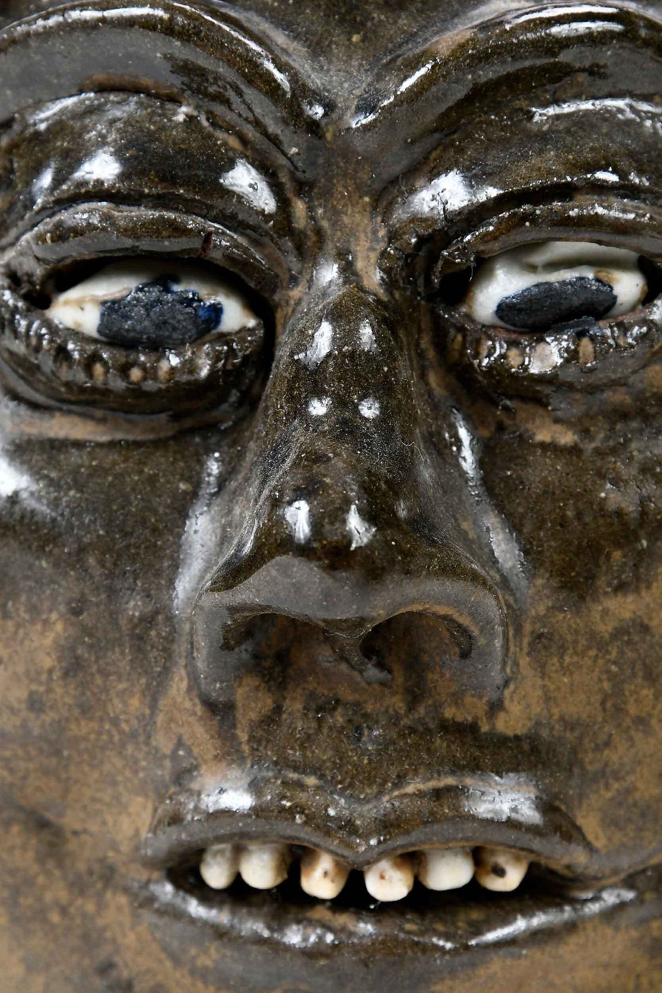 Lanier Meaders | 1917-1998) runny green glaze | MutualArt