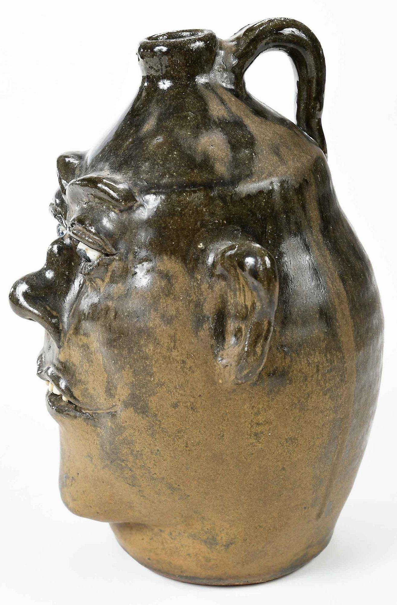 Lanier Meaders | 1917-1998) runny green glaze | MutualArt