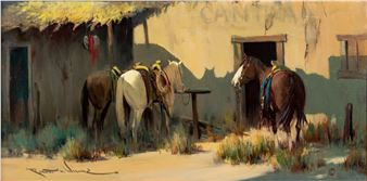 Robert Wagoner | Meeting on the Trail | MutualArt
