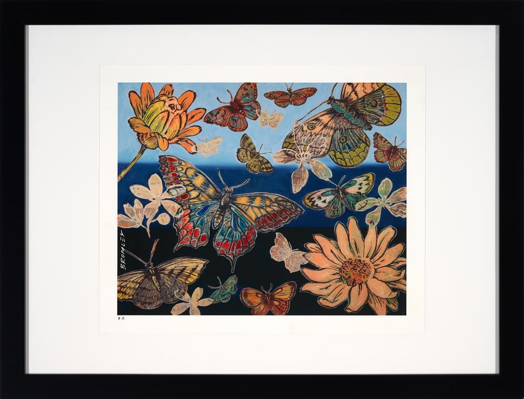 David Bromley | Flowers and Butterflies | MutualArt