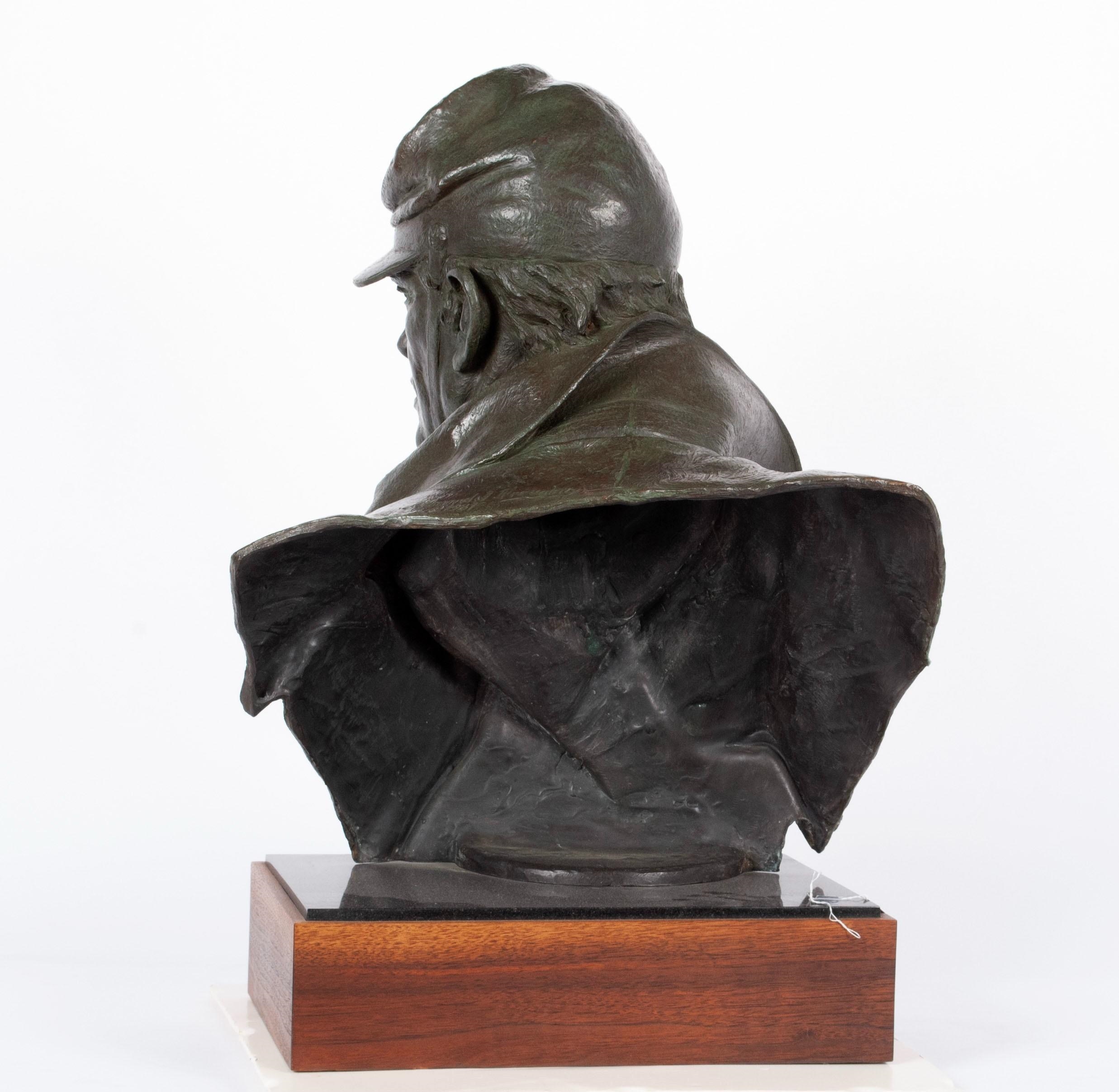 Edward Fraughton | Portrait bust of a Civil War soldier in full uniform ...
