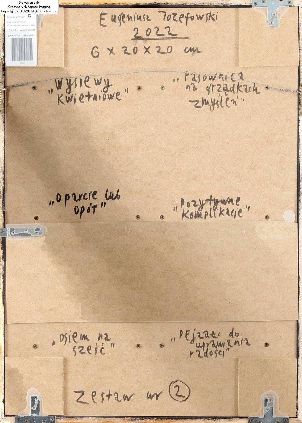 Eugeniusz Józefowski | Untitled - 6 works series (2022) | MutualArt