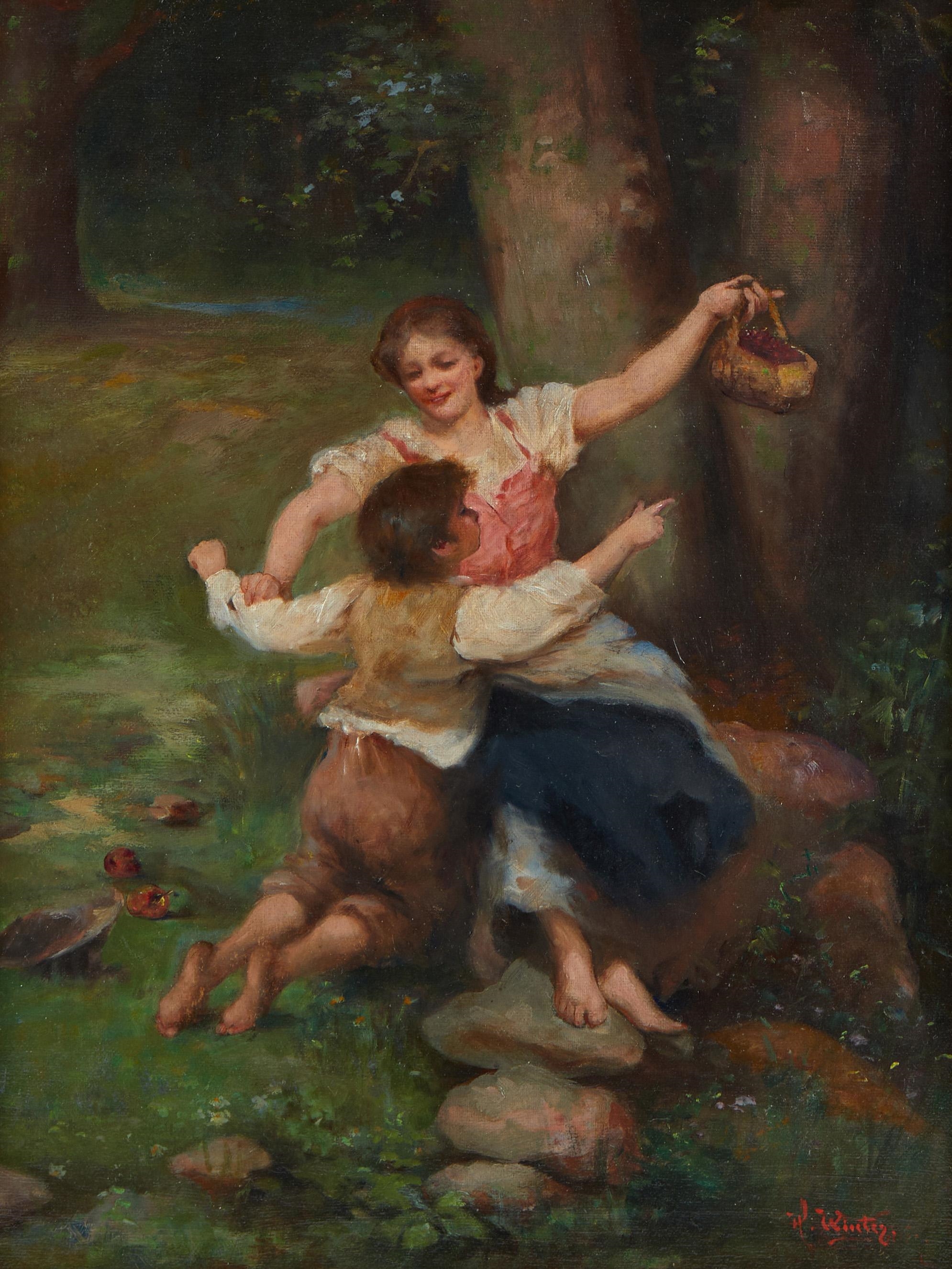 Hans Winter | Spiel im Wald | MutualArt