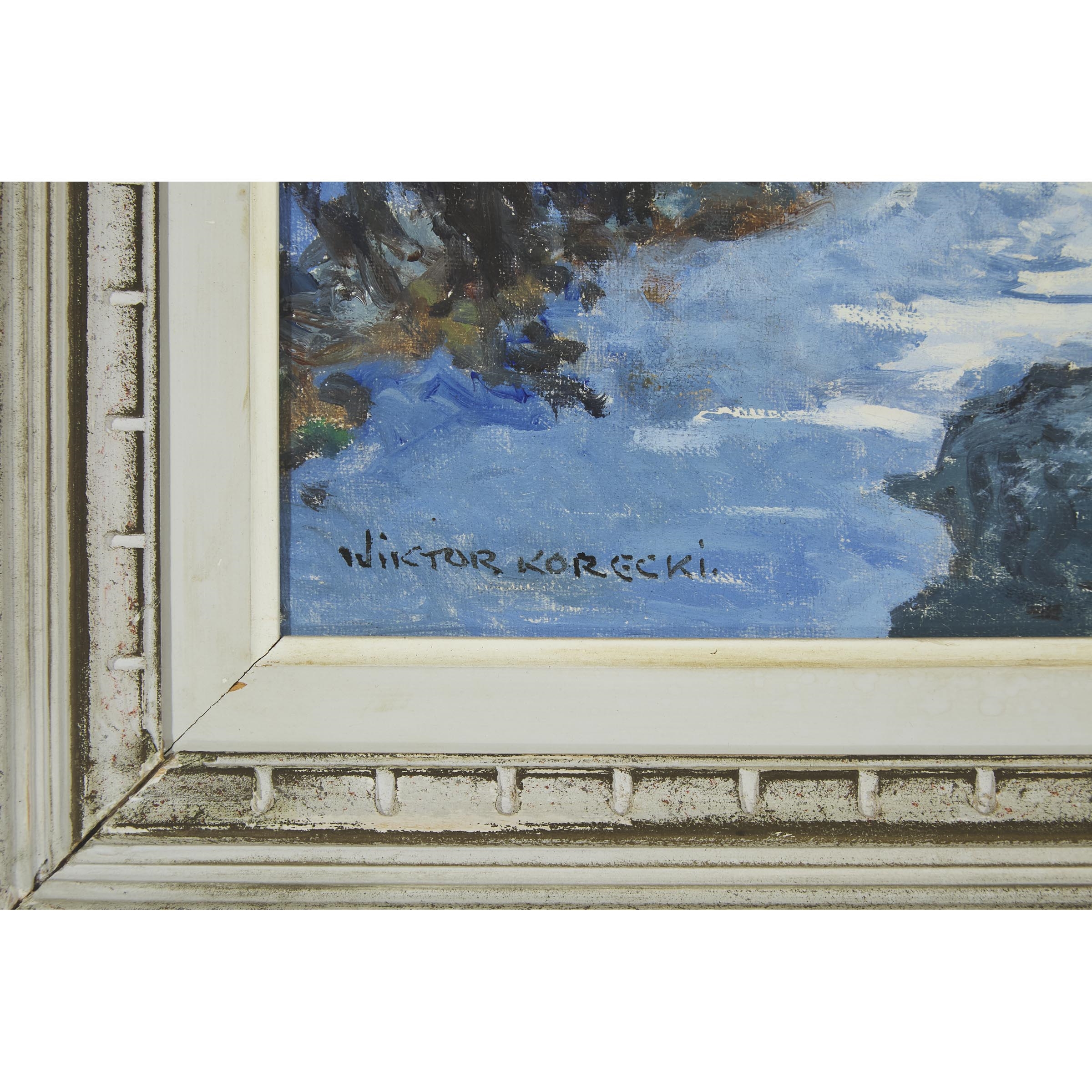 Wiktor Korecki | WINDING RIVER IN SNOW | MutualArt