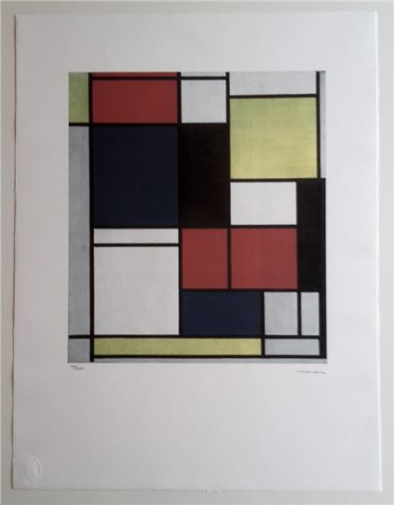 Piet Mondrian | Tableau no. II | MutualArt