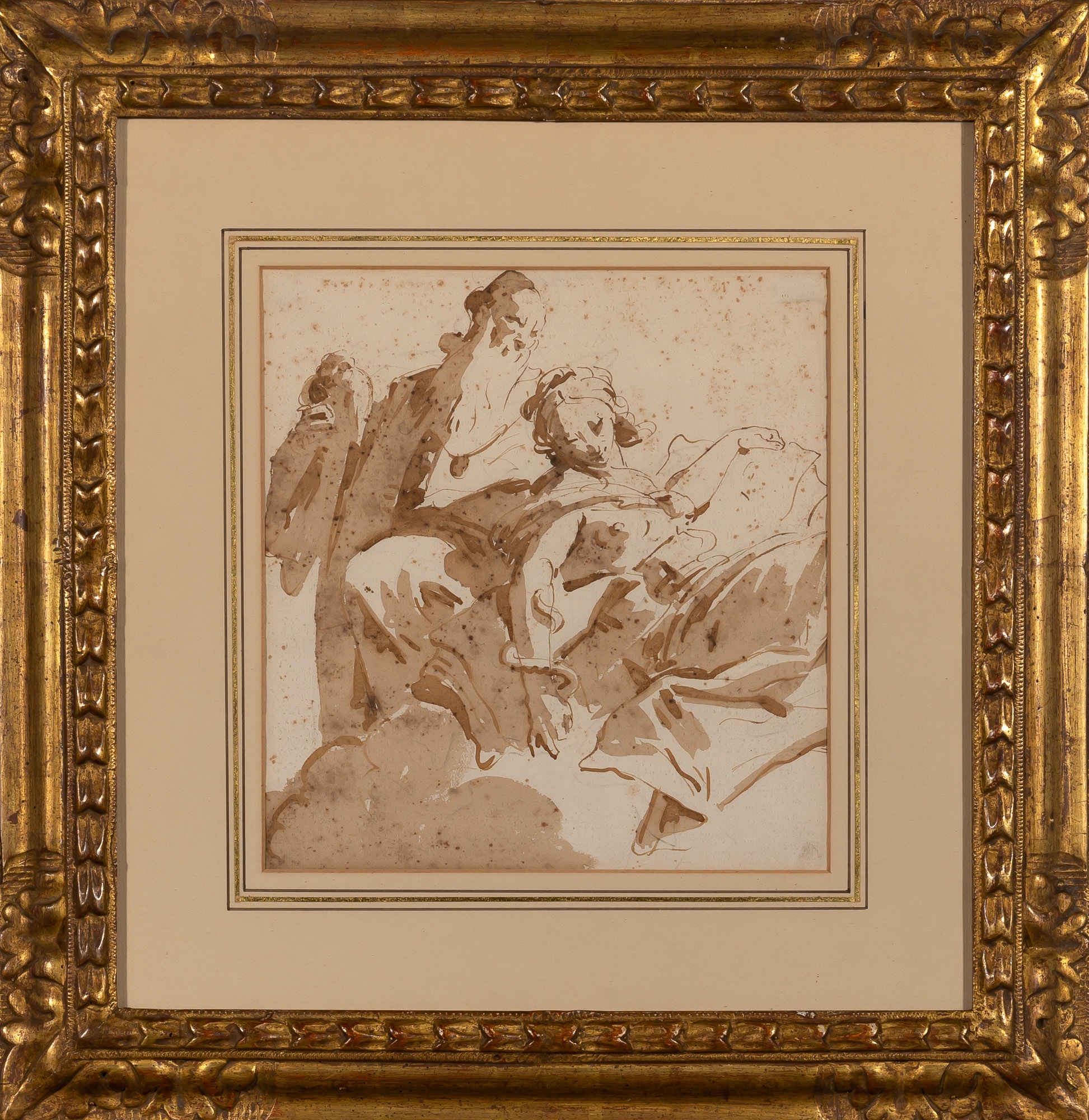 Giovanni Domenico Tiepolo | Asclepius and Hygeia | MutualArt