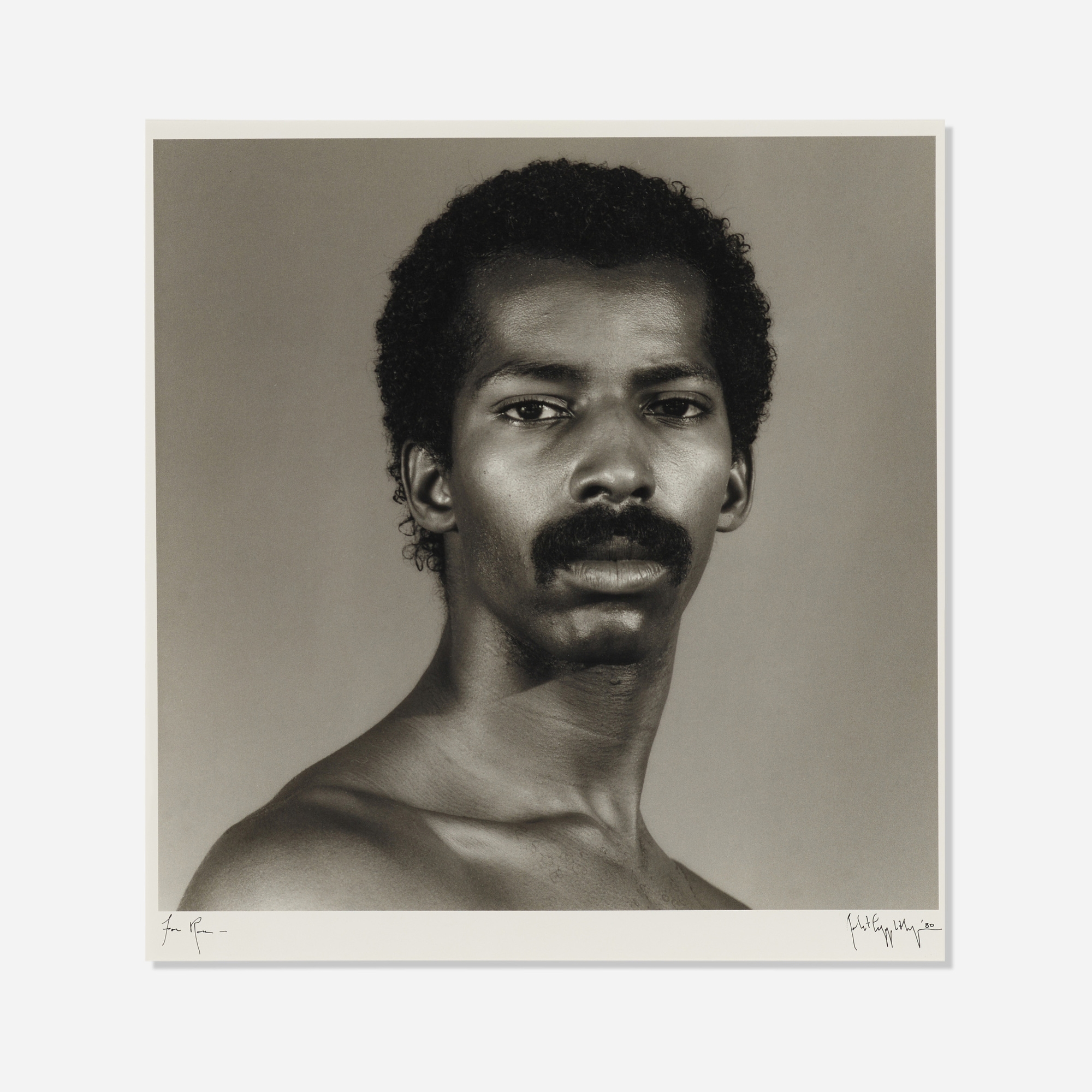 Robert Mapplethorpe | Portrait of Ron Sims (1980) | MutualArt