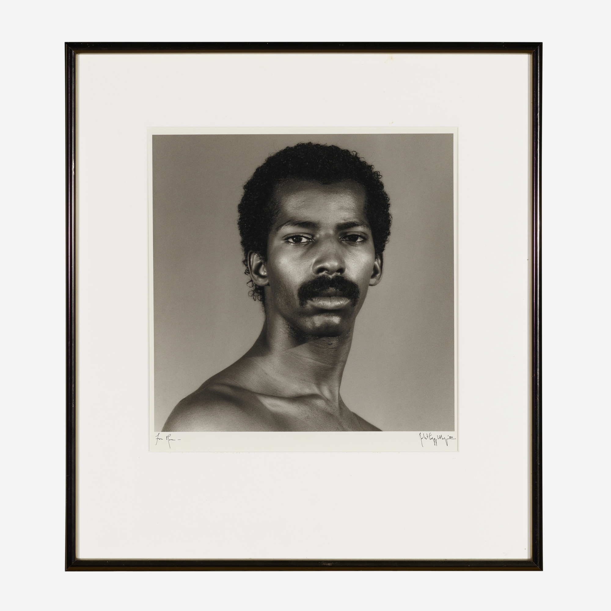 Robert Mapplethorpe | Portrait of Ron Sims (1980) | MutualArt