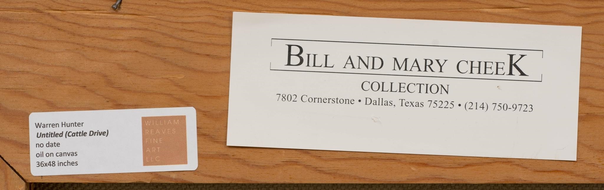 Warren Hunter | Cattle Drive (1934) | MutualArt