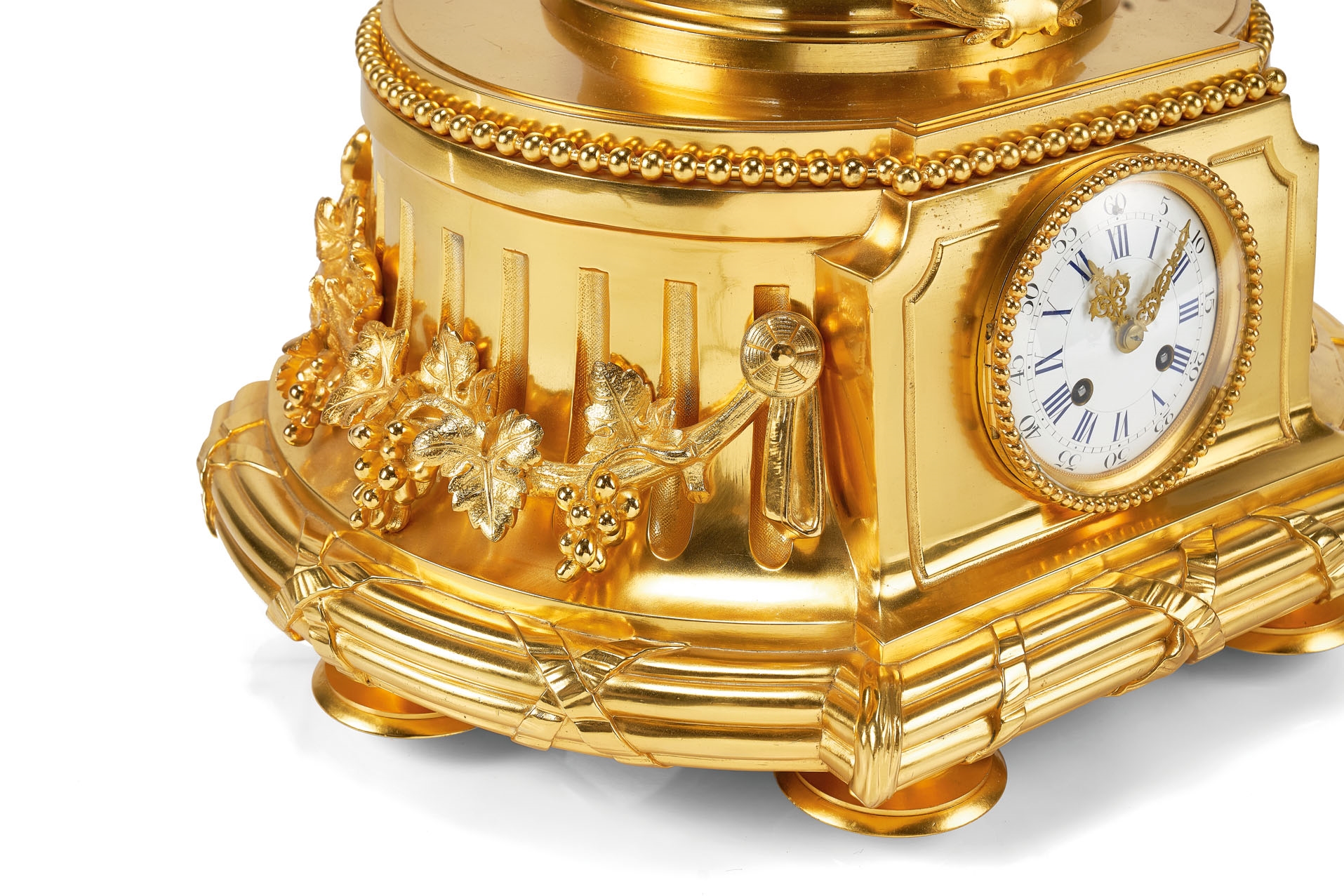 Auguste Moreau | Three-Piece Clock Garniture | MutualArt