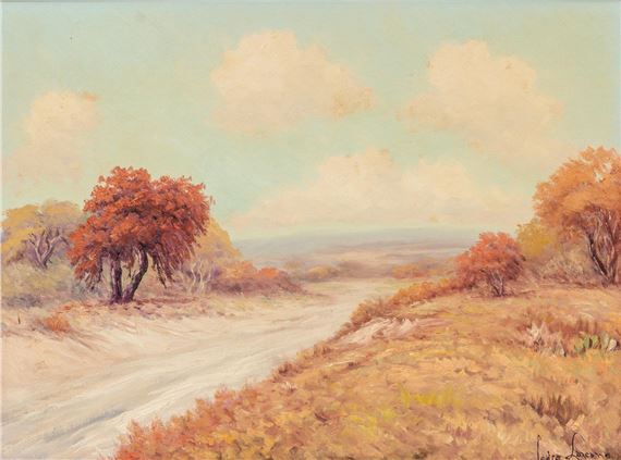 Pedro Lazcano | Autumn Landscape (1963) | MutualArt