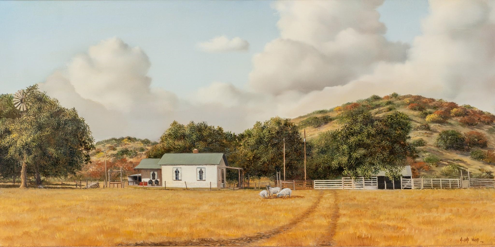 Richard Weers | Country Barn (1976) | MutualArt