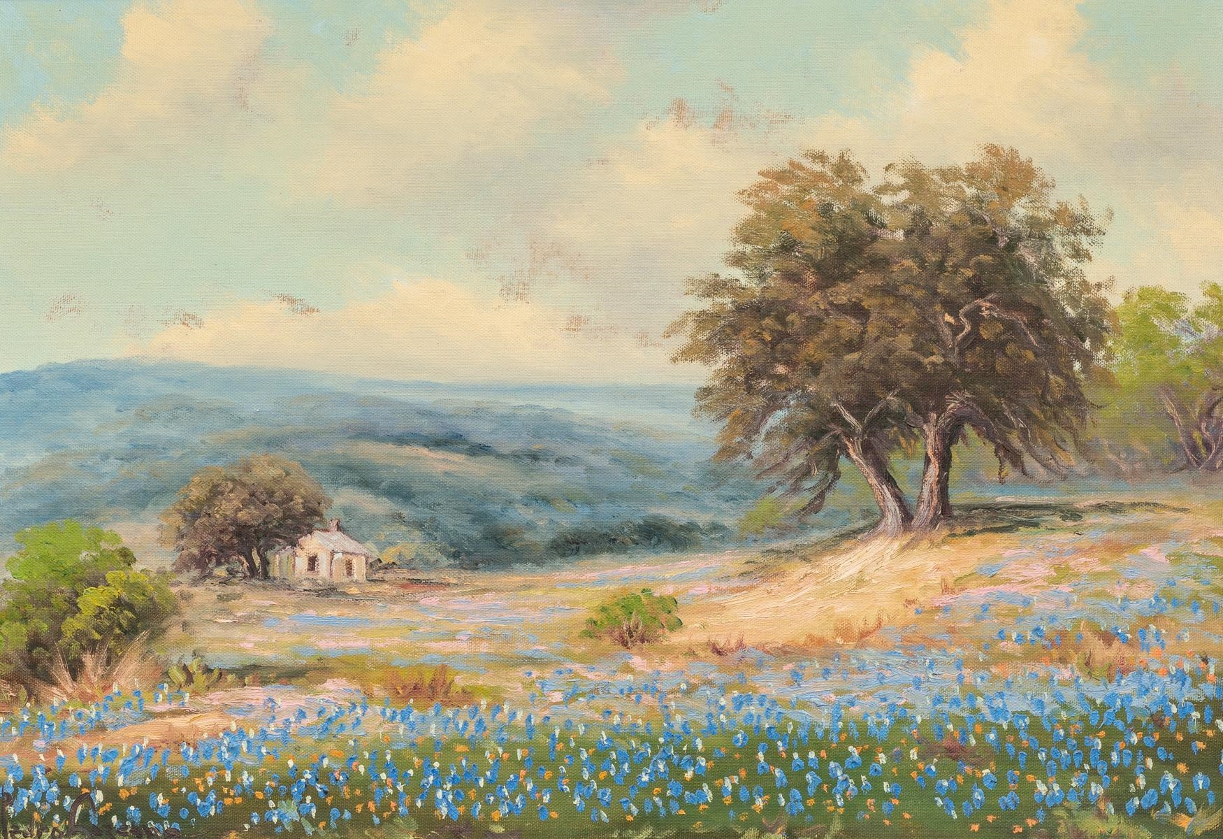 Pedro Lazcano | Bluebonnet Landscape | MutualArt