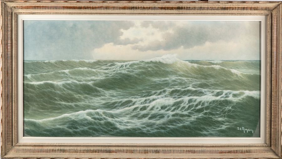 Edouard Mandon | The agitated sea | MutualArt
